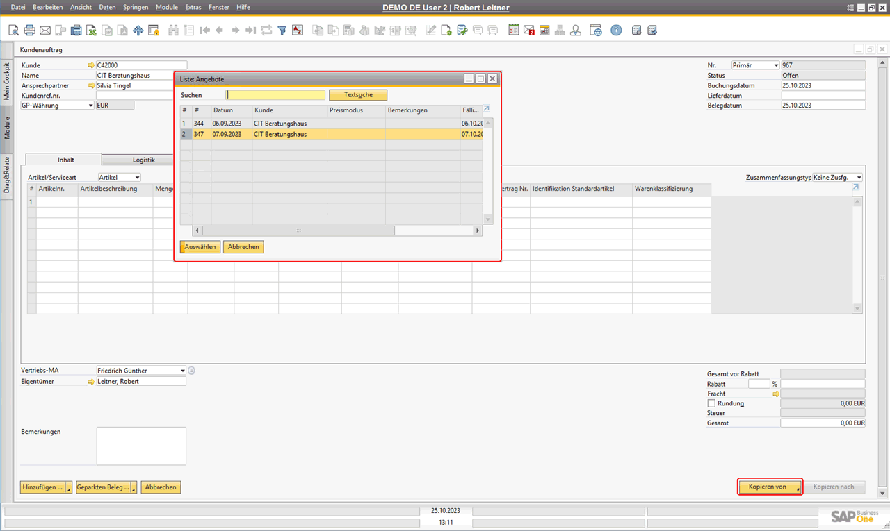 GERBER GmbH - SAP Business One Beratung