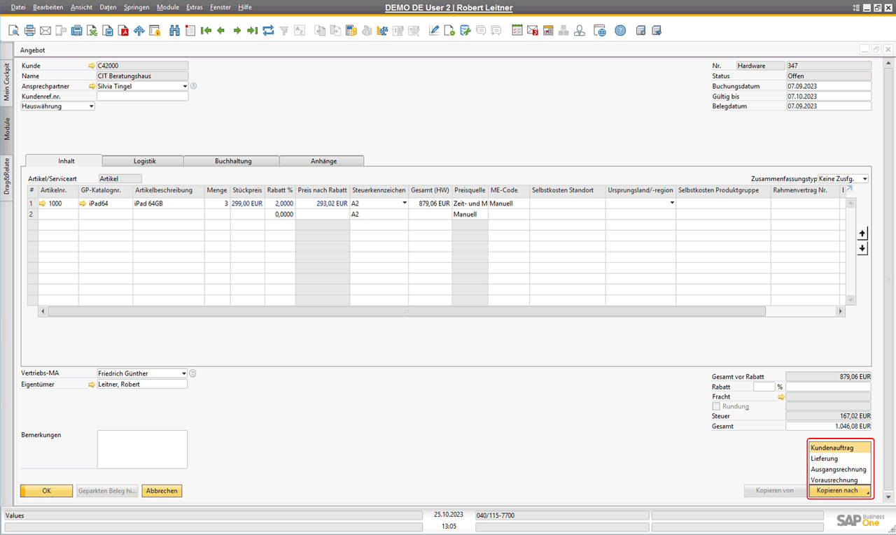 GERBER GmbH - SAP Business One Beratung